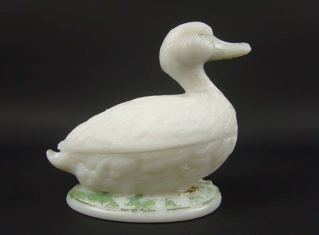 Antique Portieux Vallerysthal Duck Box Duck Shaped Lidded - Etsy