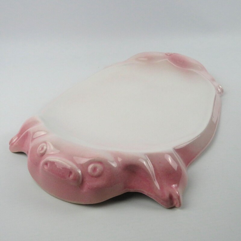 Vintage Pink Pig - Etsy