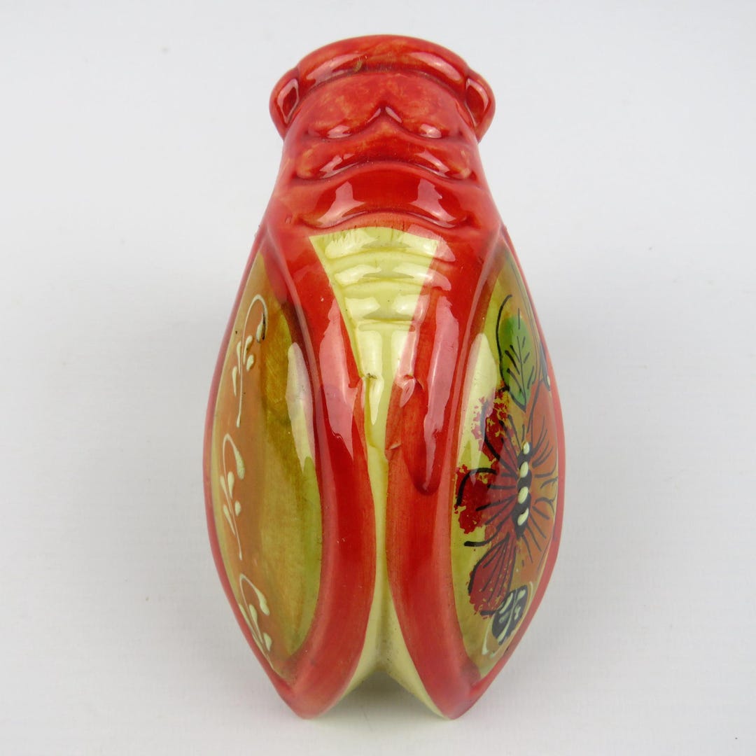 French Provencal Cicada, Hand-painted Pottery Cicada, Wall Hanging ...