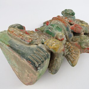 Mexican Aztec Pottery Statue, Mayan Inca Clay Figurine, Pre-columbian ...