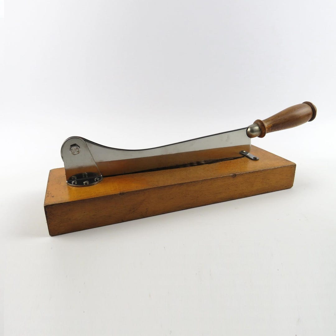 French Bread Slicer, Vintage Baguette Cutter, Mechanical Bread Cutter ...