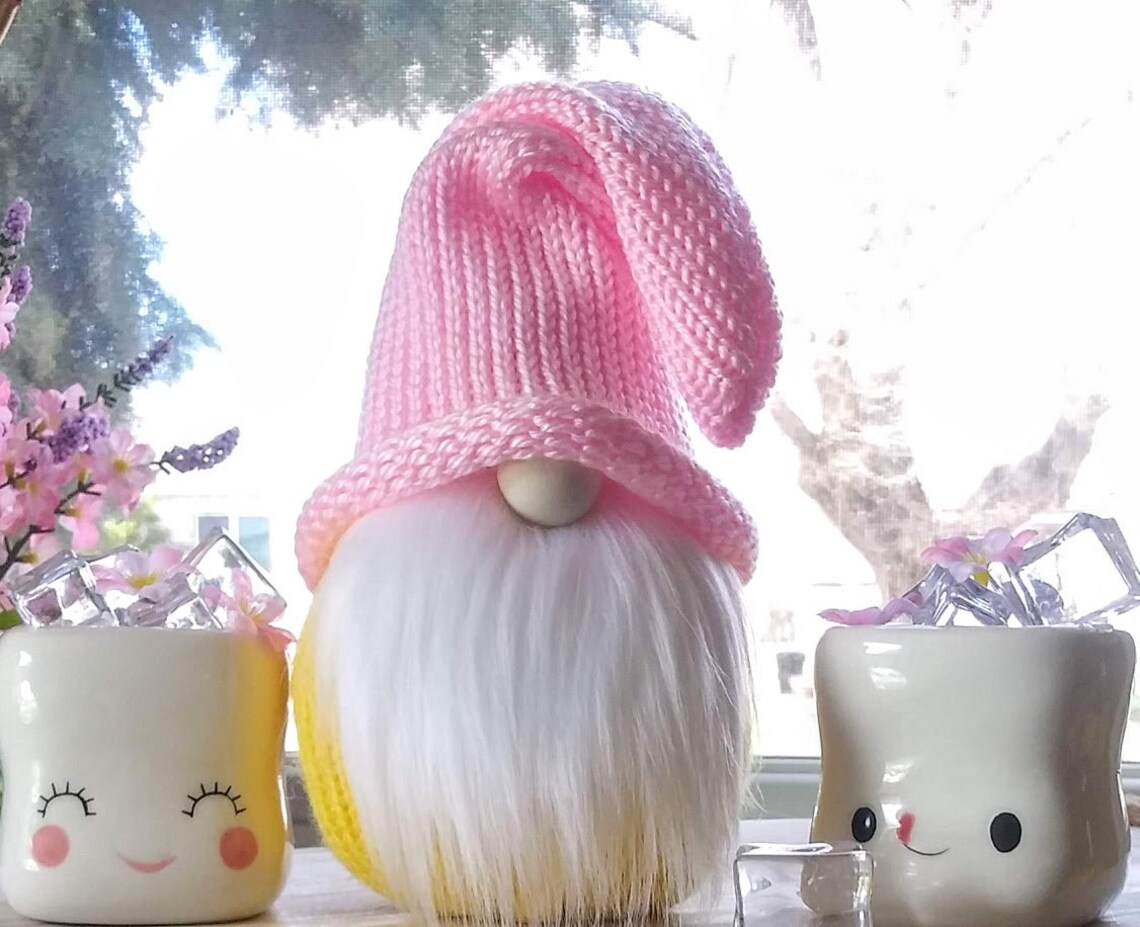 Pink Lemonade Gnome Pink Lemonade Decor. Summer Gnome - Etsy