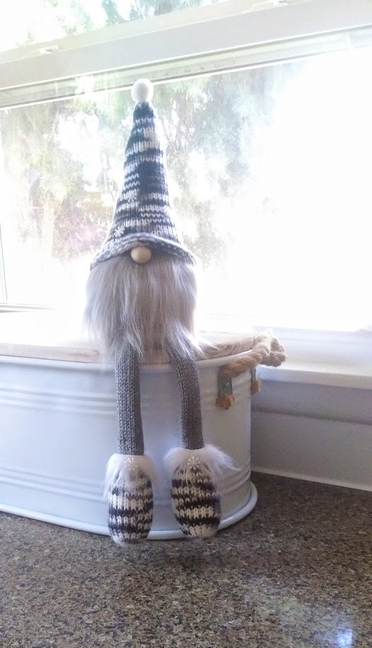 18 Black and White and Gray Gnome. Modern Farmhouse | Etsy