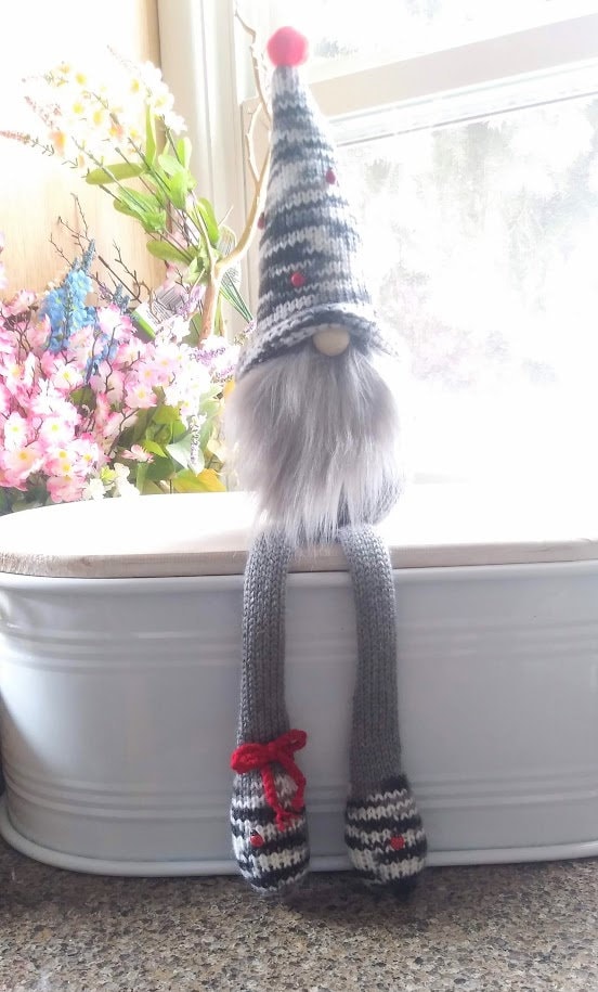 18 Black and White and Gray Gnome. Modern Farmhouse | Etsy