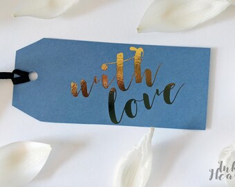 Items similar to With Love Gift Tags on Etsy