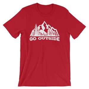 Go Outside Shirt | Go Outside | Camping Shirt | Outdoors Shirt | Nature ...