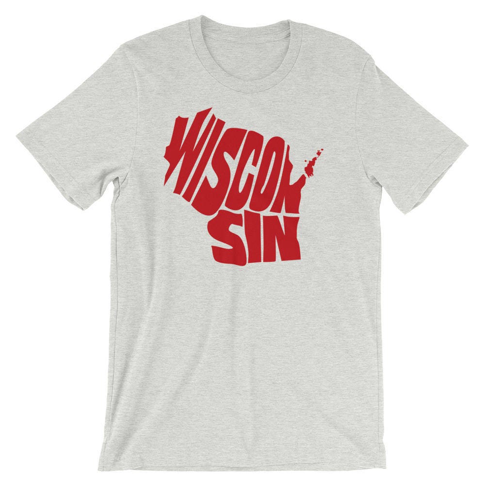 Wisconsin Tshirt Wisconsin Home Shirt Wisconsin Pride Tee | Etsy