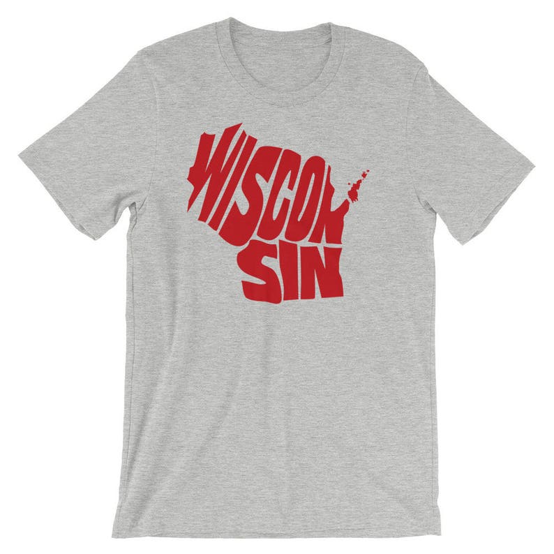Wisconsin Tshirt Wisconsin Home Shirt Wisconsin Pride Tee | Etsy