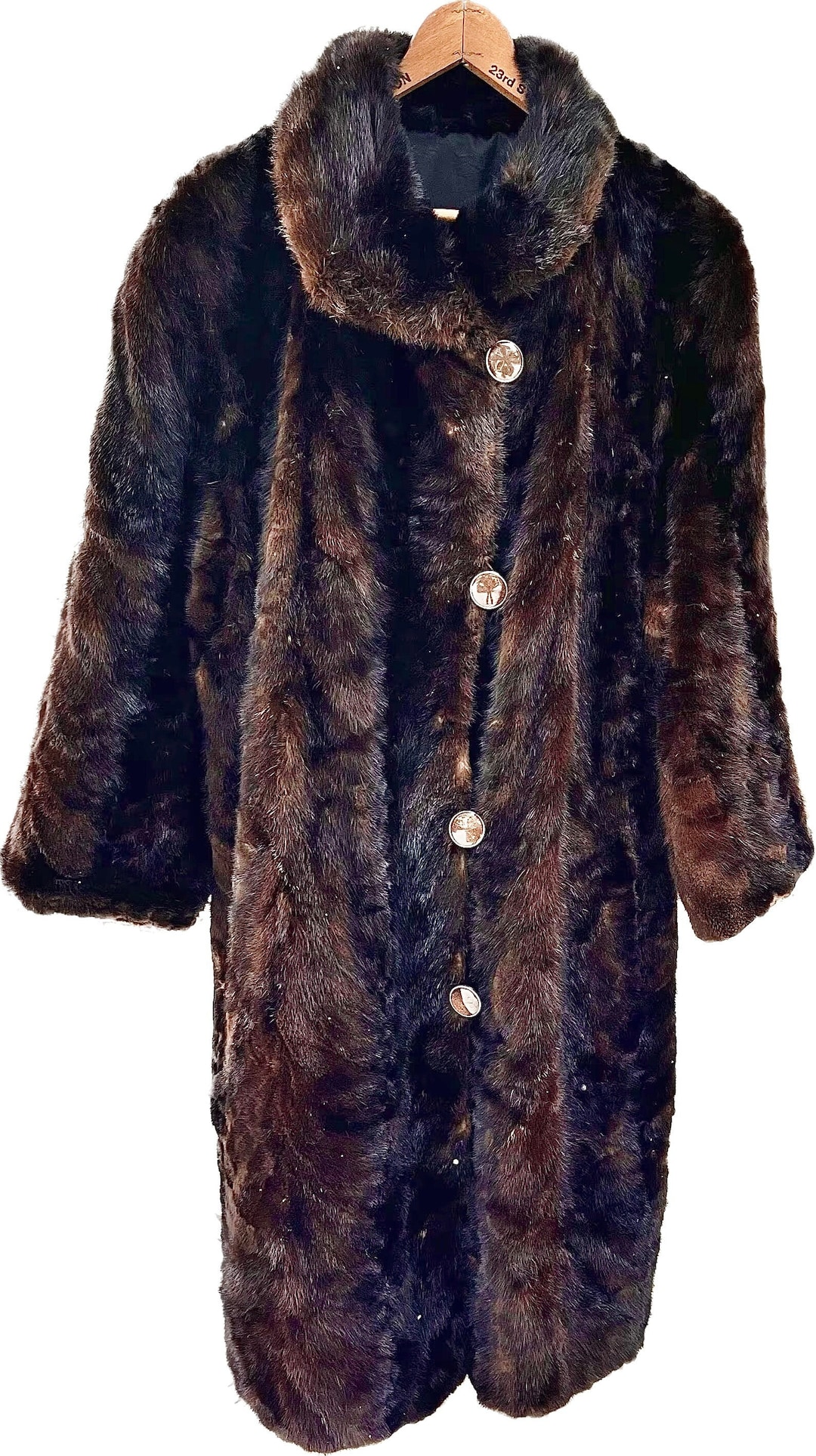 Vintage Fur Coat - Etsy