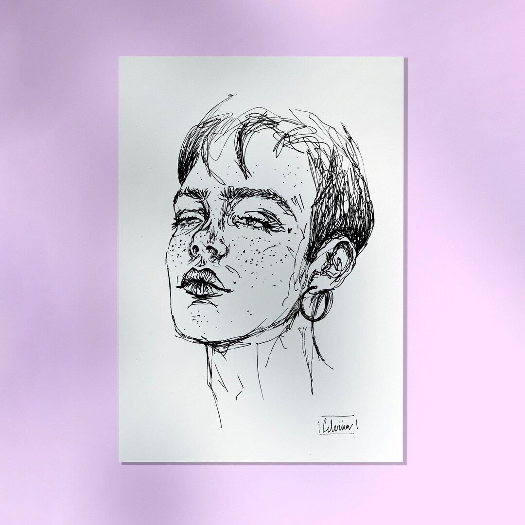 Sad Boy Print A4 - Etsy