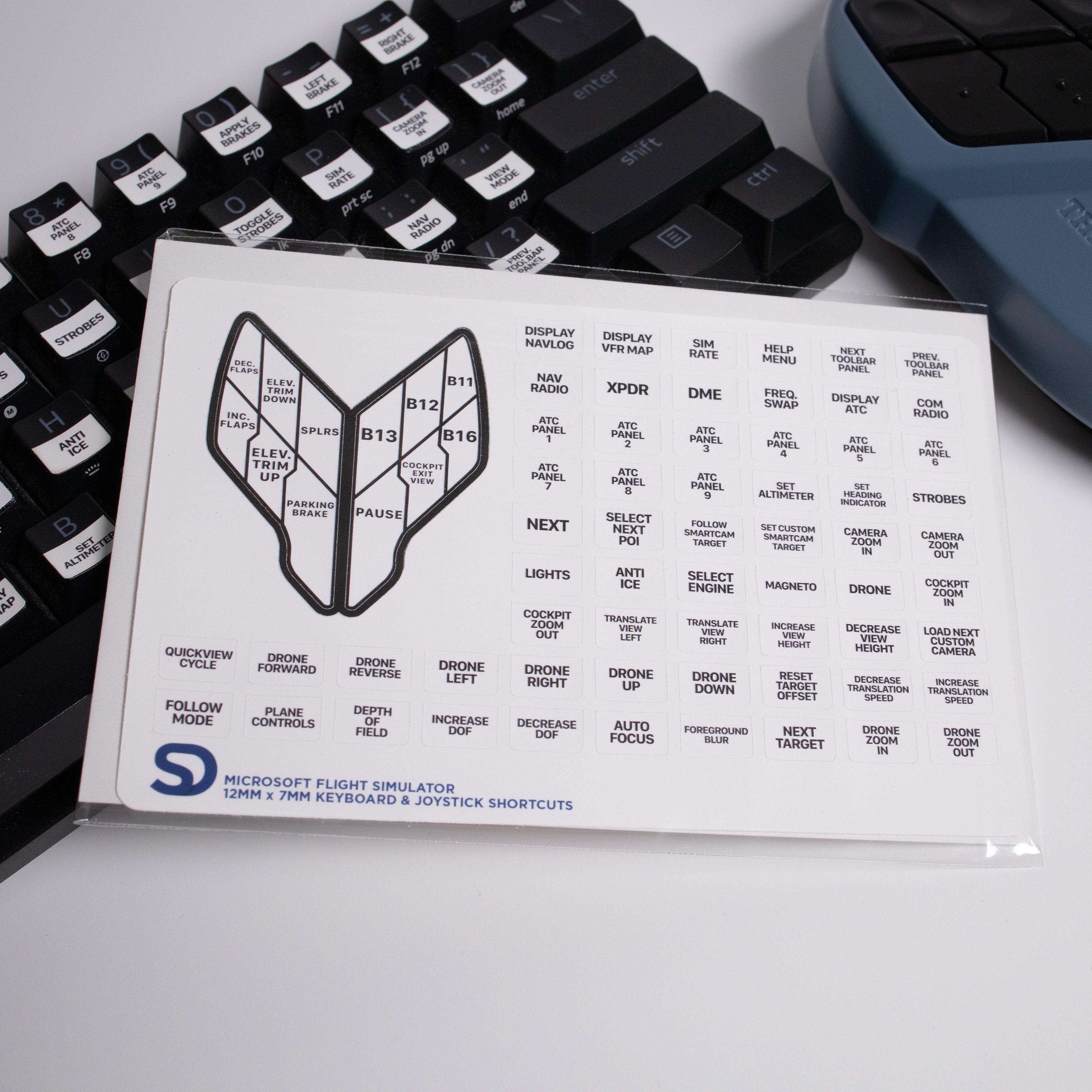 Keyboard Layout For MS Flight Simulator 2020