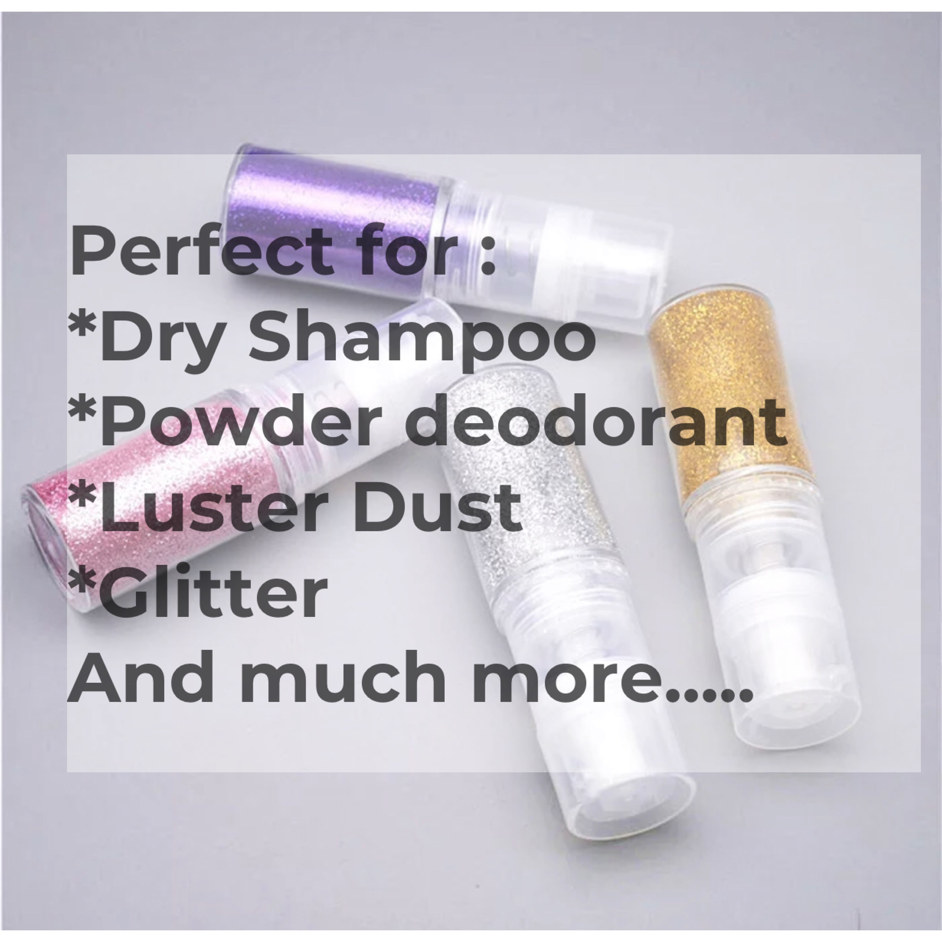 Powder Spray Bottle /clear Fine Mist Powder Sprayer Pump - Etsy