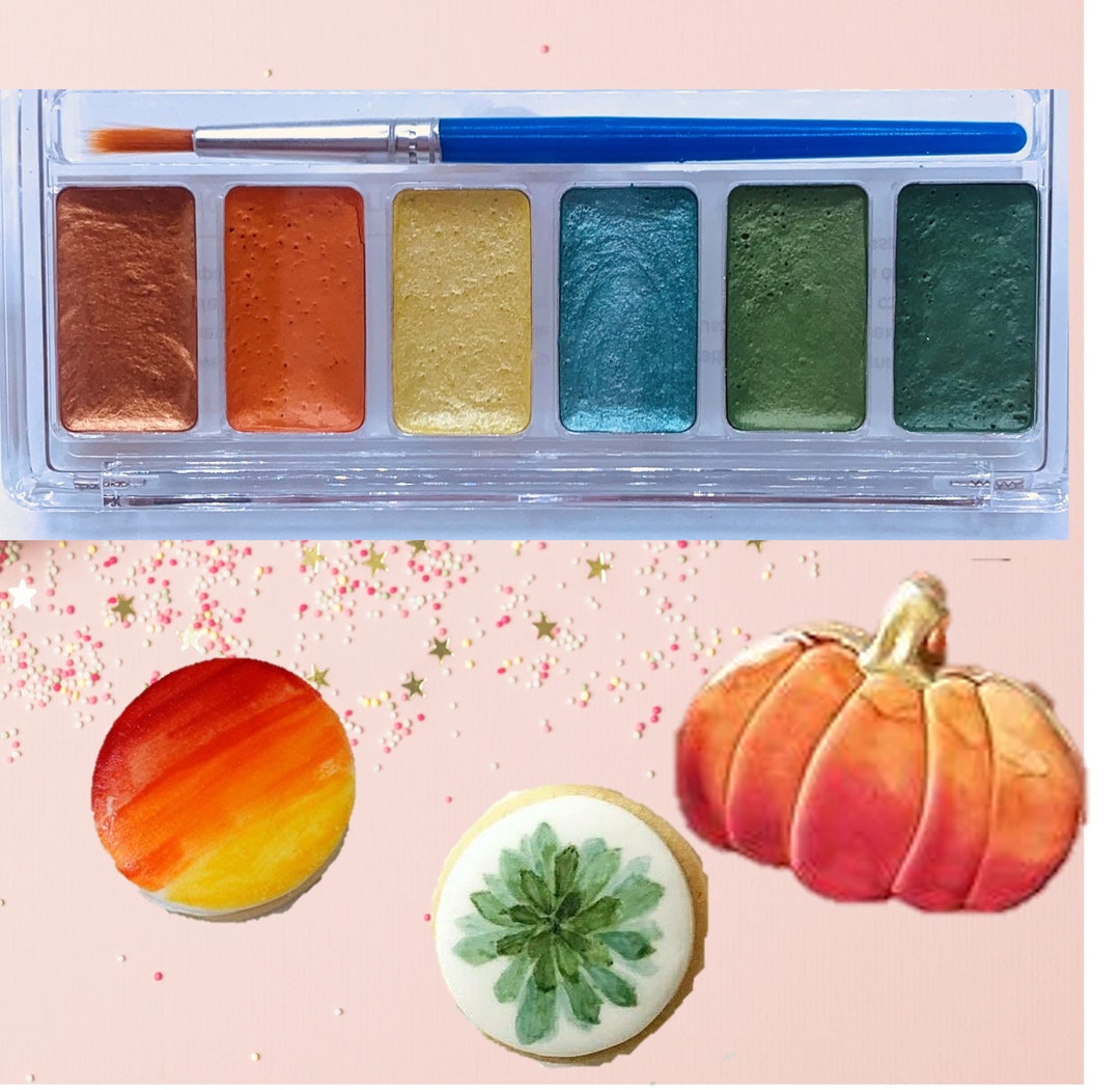 Edible Luster Dust Coloring Palette, Water Activate Petal Dust ...