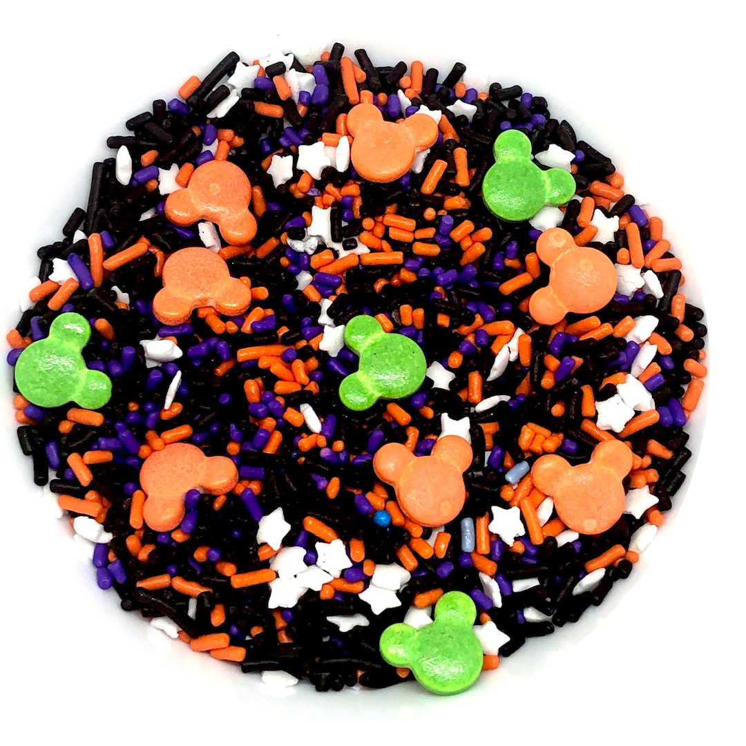 Halloween Mickey Mouse / Minnie Mouse Edible Sprinkle for Cake ...