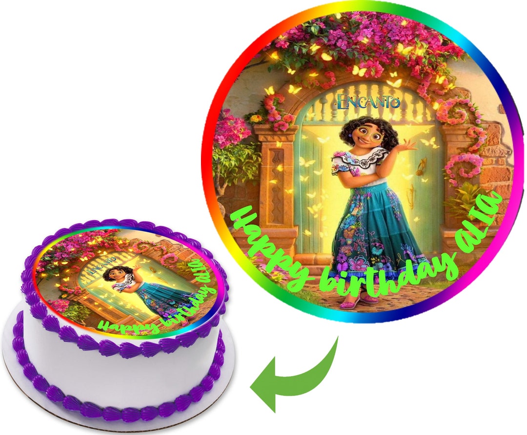 Mirabel Encanto Edible Cake Topper Icing Sheet 8 Round - Etsy