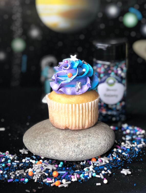 Deep Galaxy Space Edible Sprinkles Mixed /cupcake Decoration - Etsy