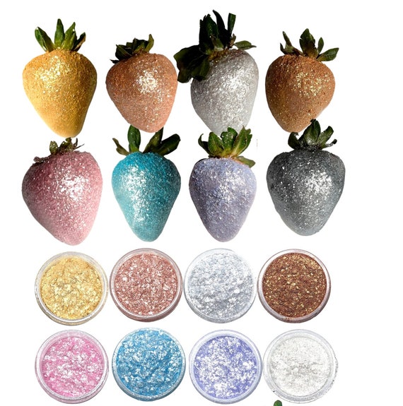 100% Edible Glitter for Cake Decoration Set 8 Pack to Use on | Etsy