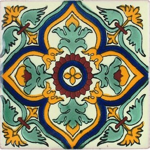 Mexican Moroccan Talavera Tiles Edible Image - Wedding Cake/fiesta ...