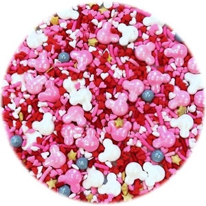 Mickey Mouse / Minnie Mouse Edible Sprinkle for Cake Decoration ...