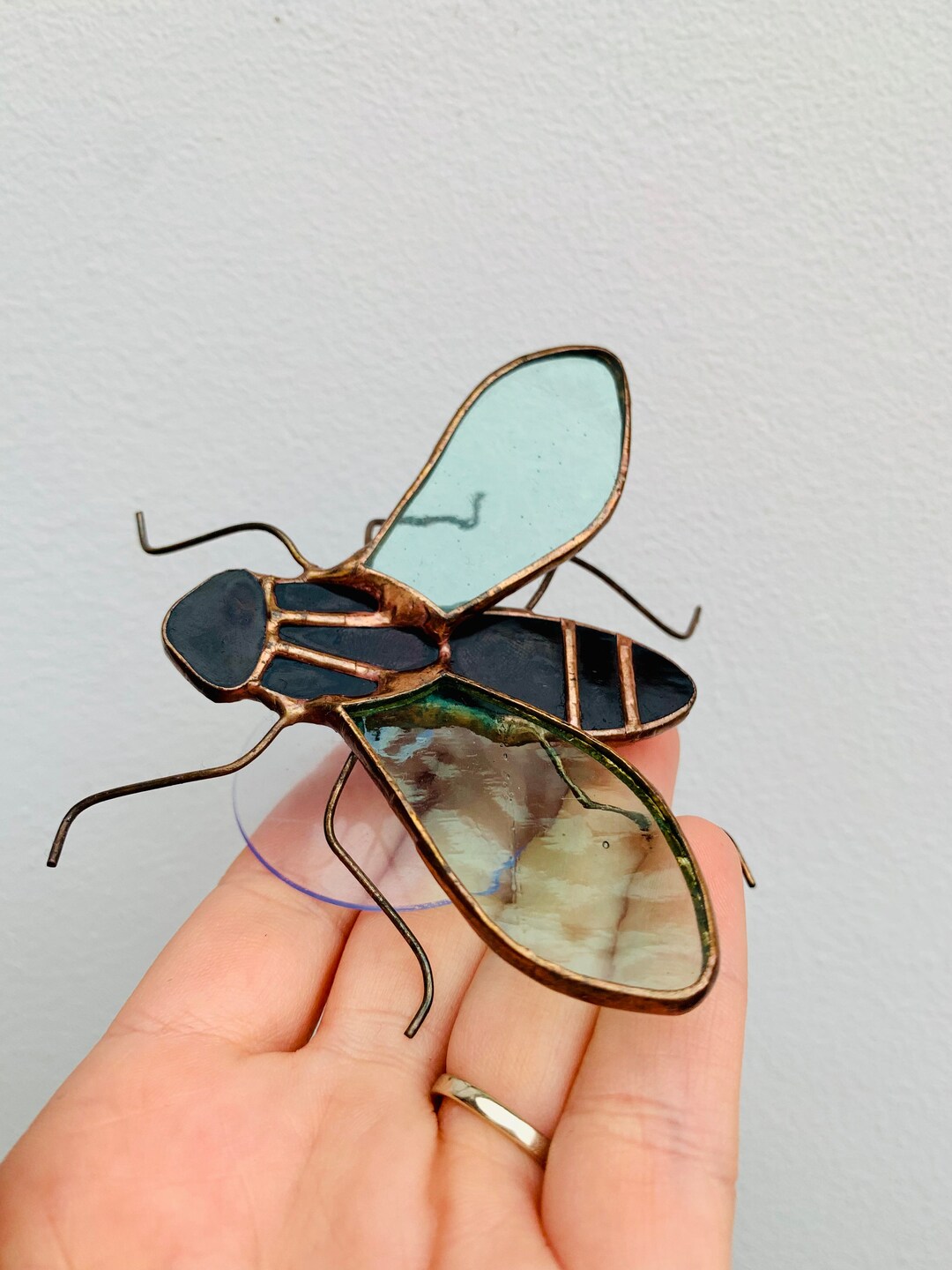 Stained Glass Fly Gifts of Elegance Eco Friendly Living Window Art ...