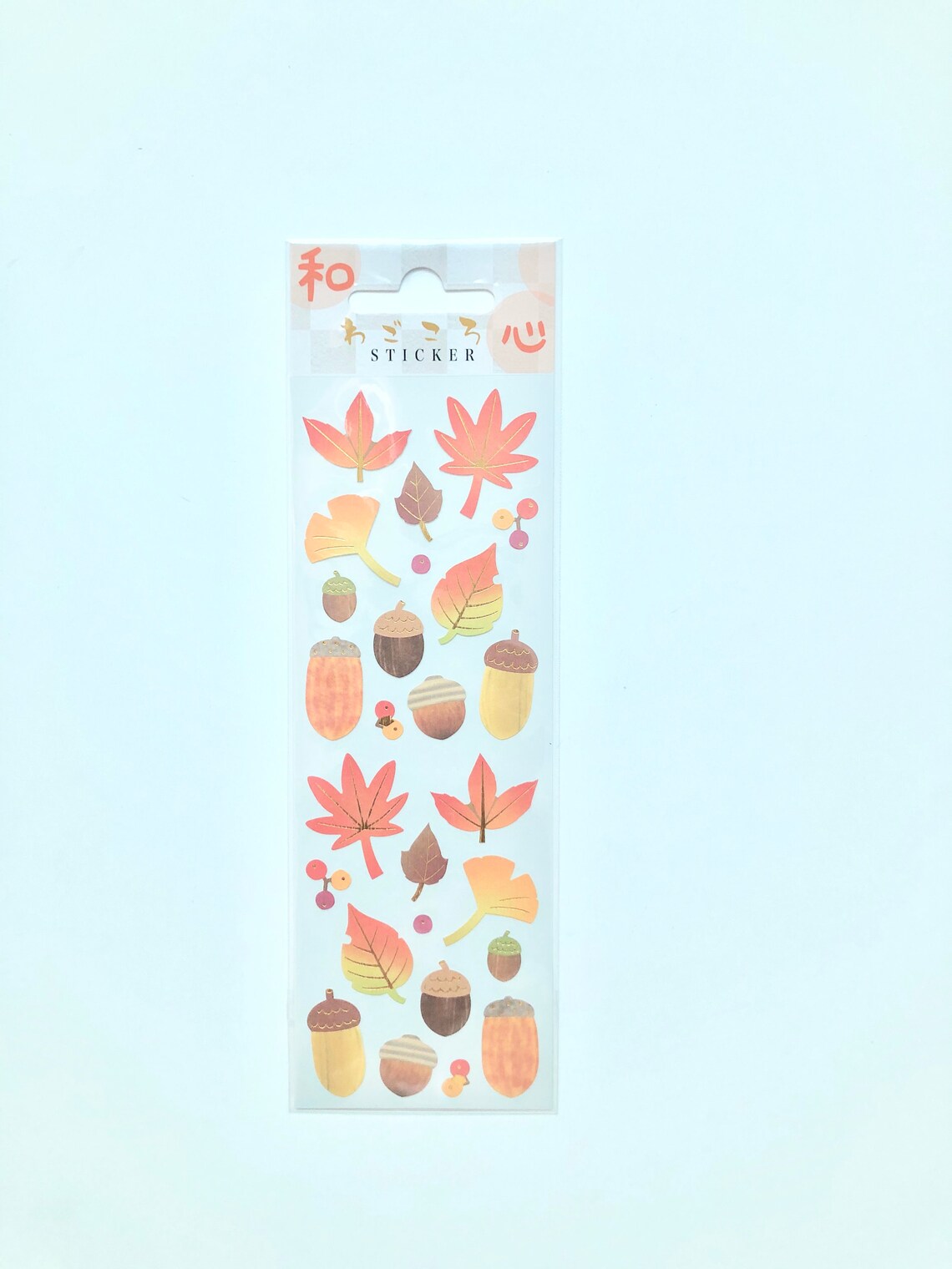 Fall Season Sticker Sheet Acorn Sticker Autumn Sticker - Etsy