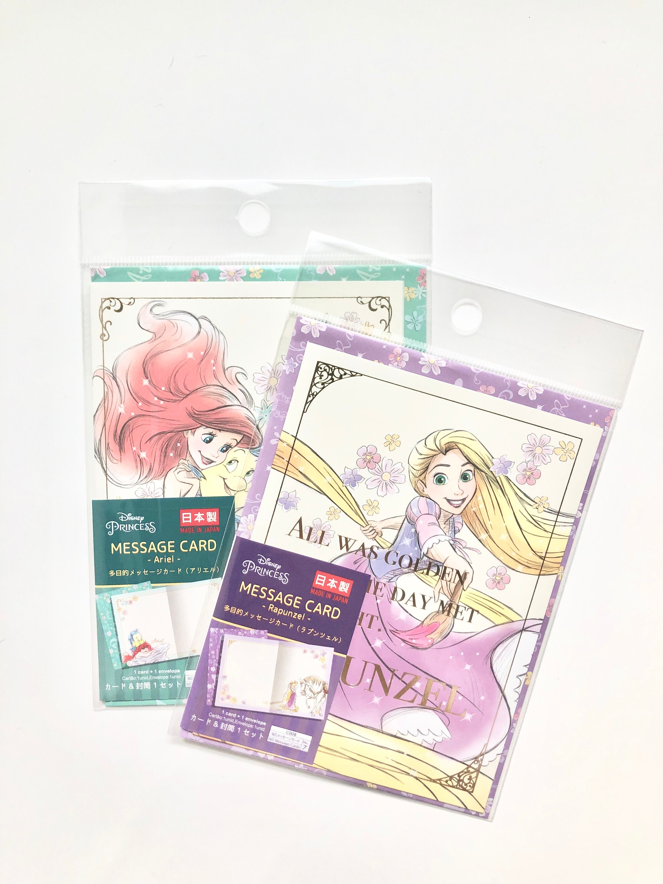Disney Princess Blank Cards Ariel Greeting Card Rapunzel - Etsy