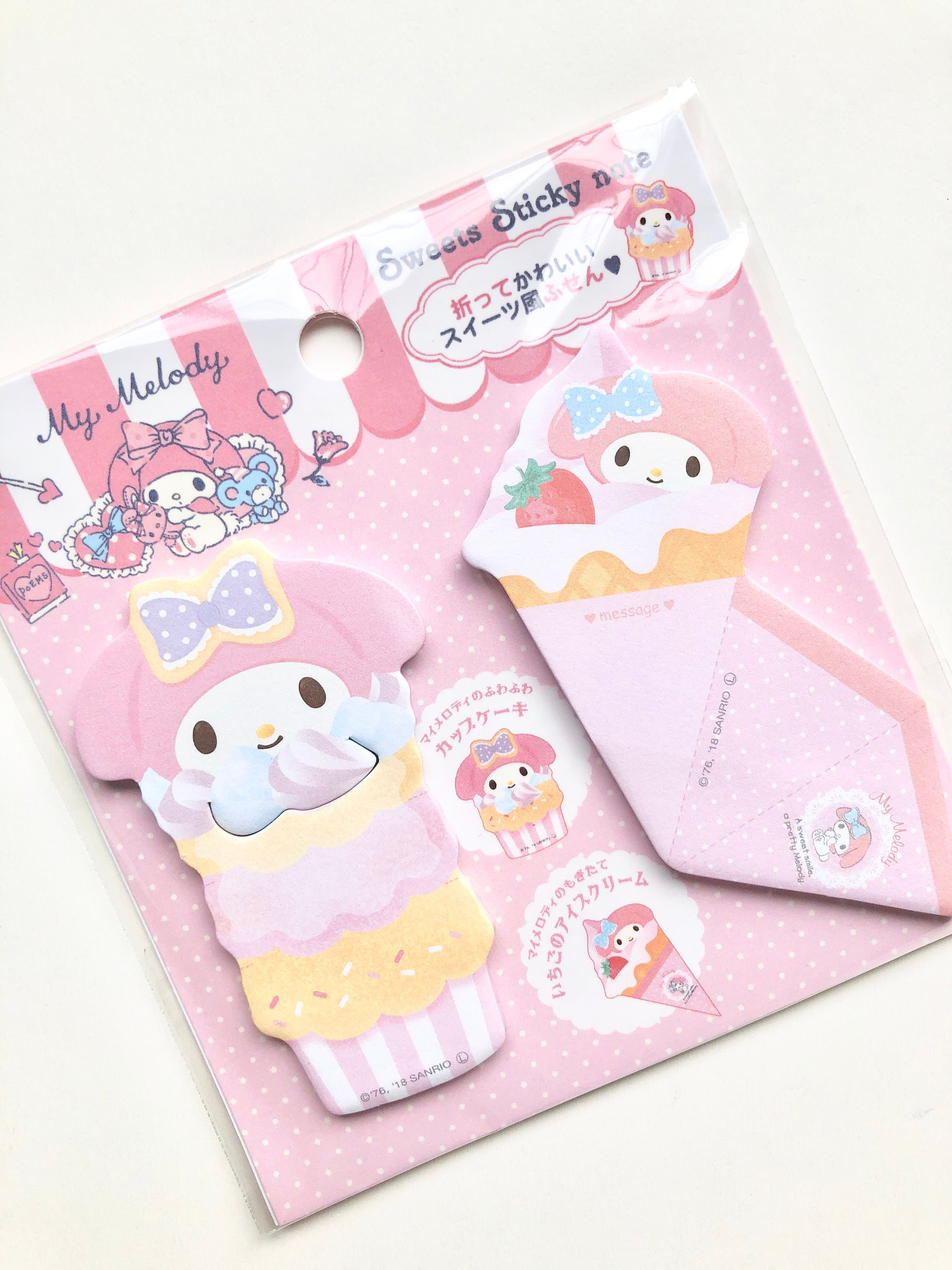 My Melody Sticky Notes Cute Sanrio Gifts for Her My Melody | Etsy