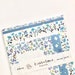 Blue Flower Garden Letter Set Blue Stationery Stationery for - Etsy