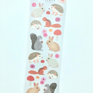 Fall Season Sticker Sheet Acorn Sticker, Autumn Sticker, Squirrel ...