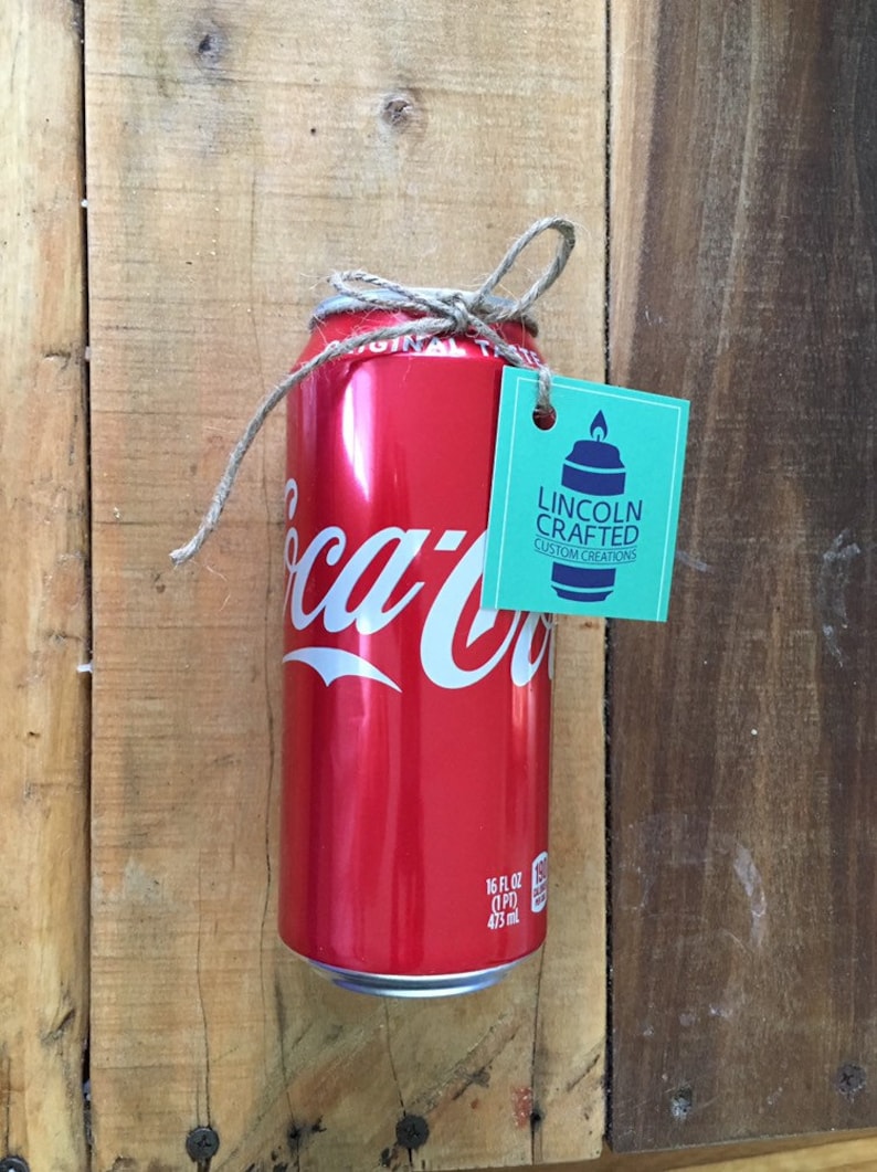 Coca Cola Classic Craft Candle 100% Soy Wax Handmade - Etsy