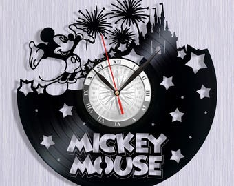 Mickey mouse clock | Etsy