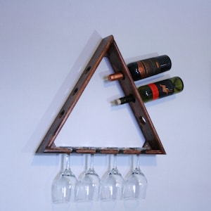 Triangle Wine Rack - Etsy
