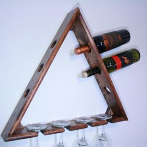 Triangle Wine Rack - Etsy