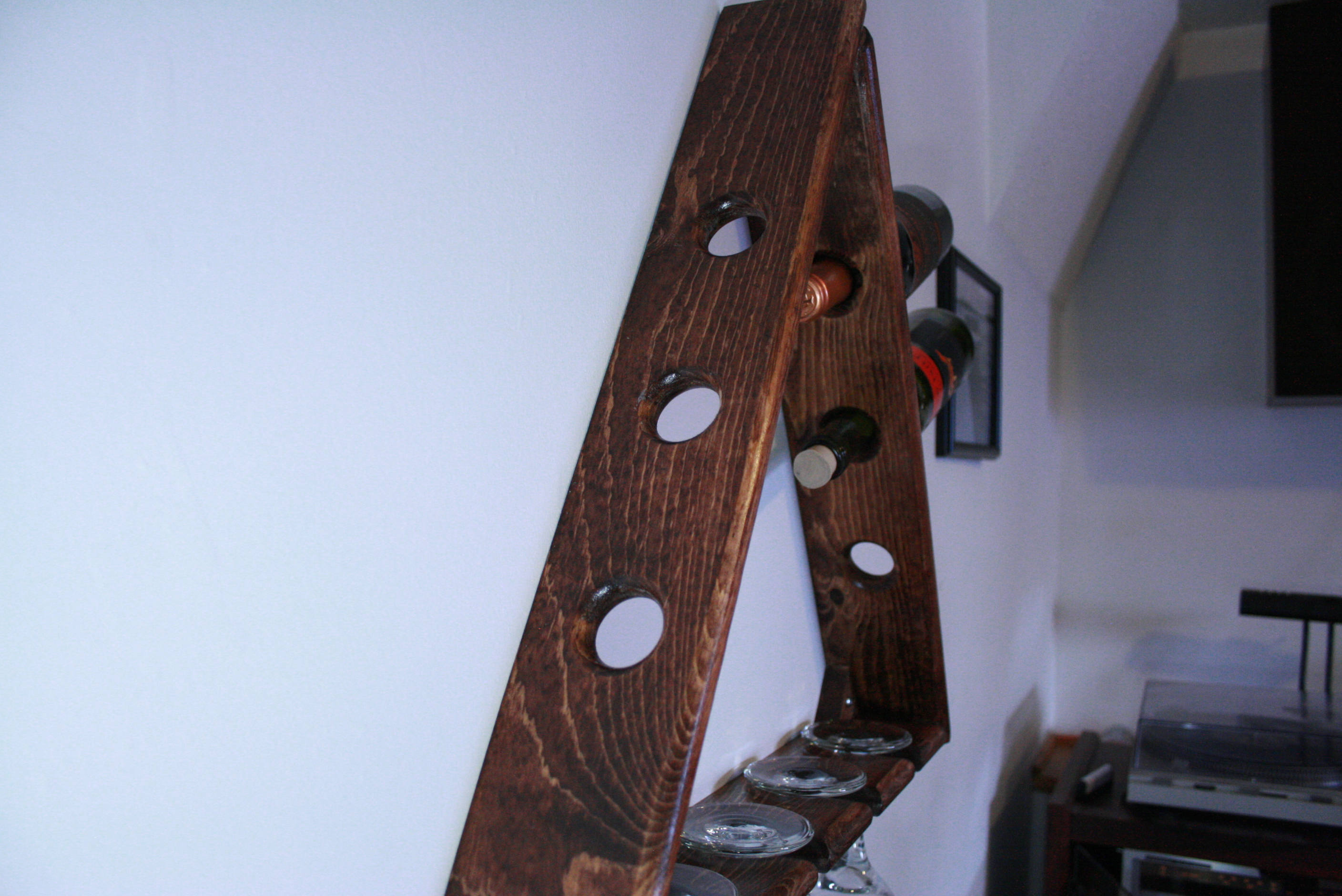 Triangle Wine Rack - Etsy