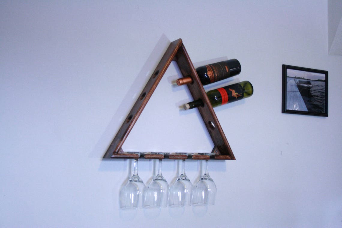 Triangle Wine Rack - Etsy