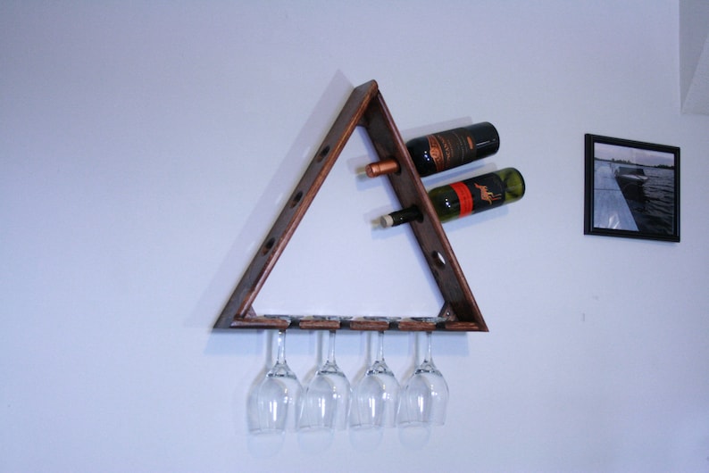 Triangle Wine Rack - Etsy