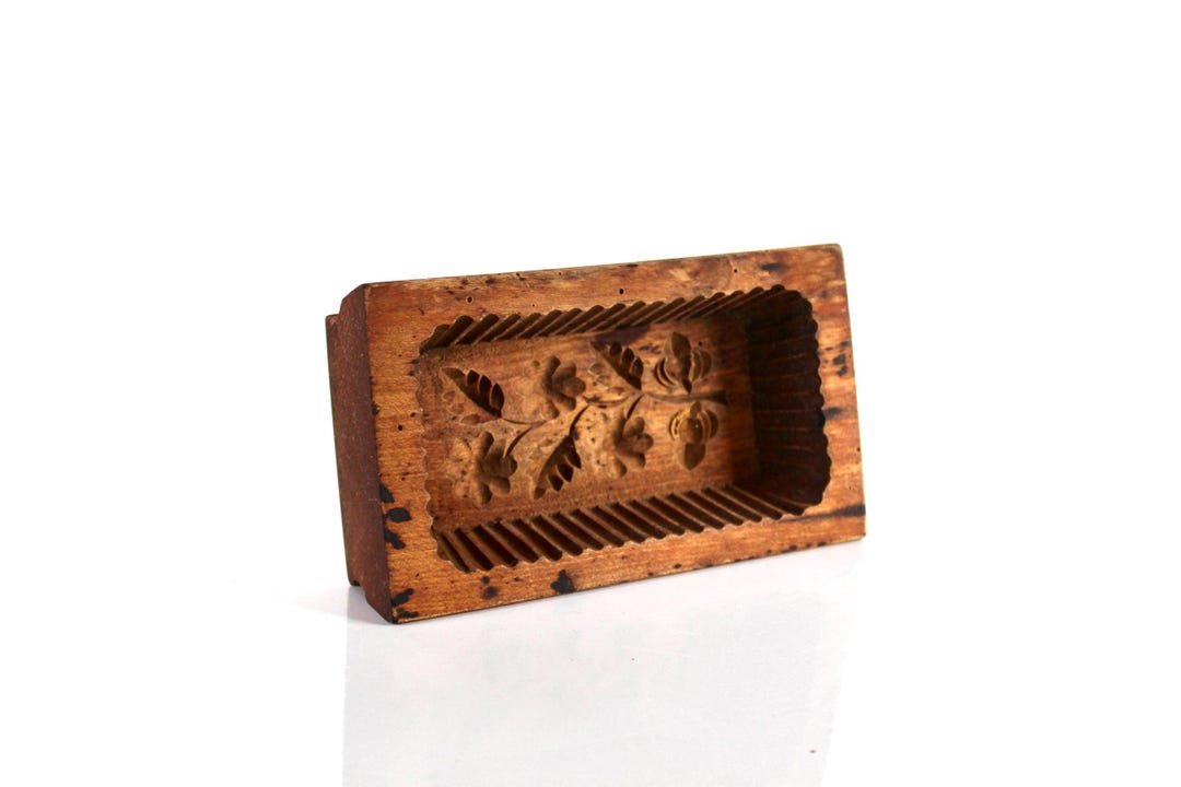 Butter Mold Butter Model Wooden Mold Vintage Old Old Antique - Etsy
