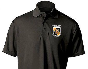 3rd Special Forces Group Embroidered Moisture Wick Polo Shirt 3682 - Etsy