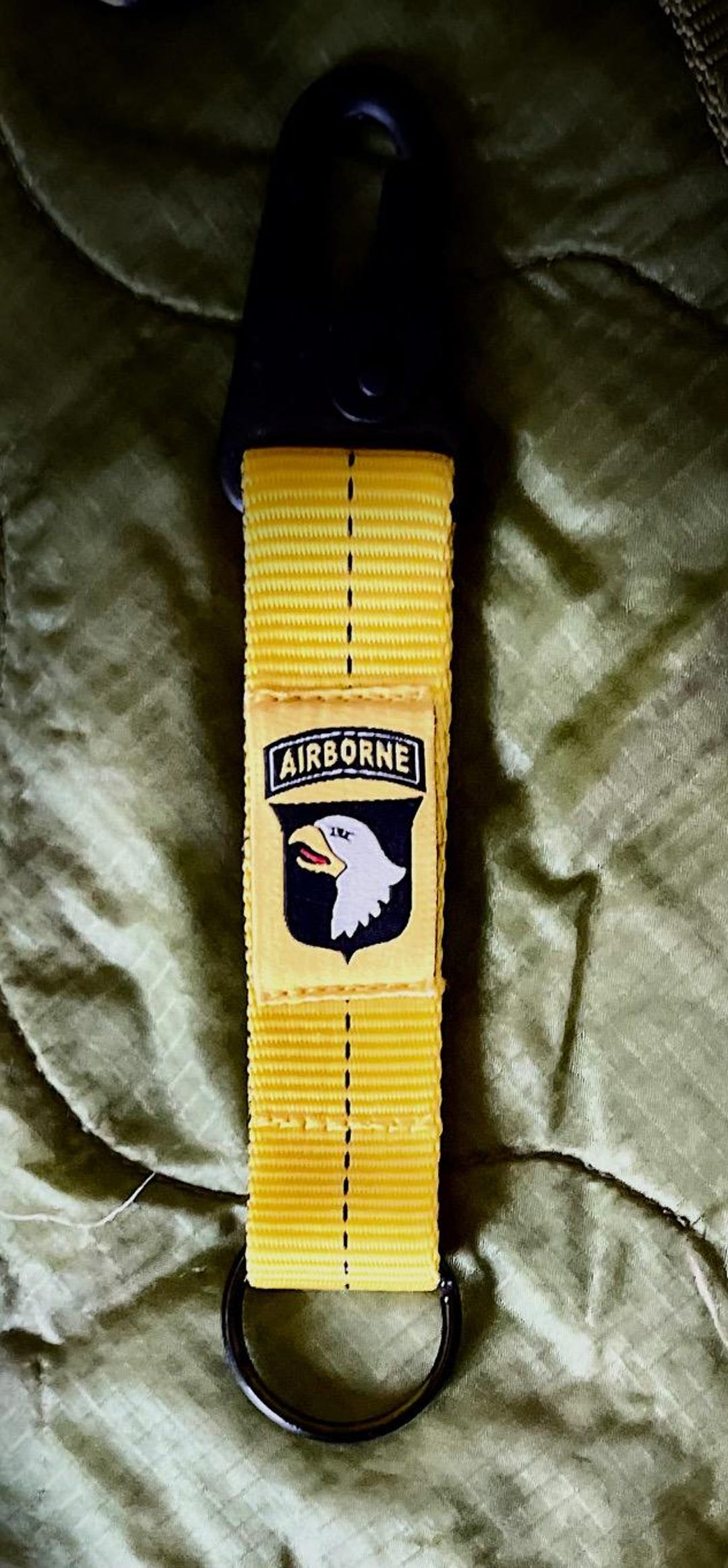 101st Airborne Division USA Made Static Line Key Chain-17024 - Etsy