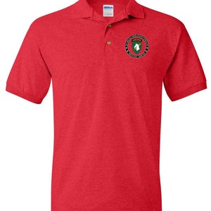 1st Special Operations Command SOCOM Embroidered Cotton Polo Shirt ...