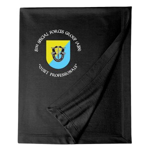 8th Special Forces Group Embroidered Blanket-3717 - Etsy