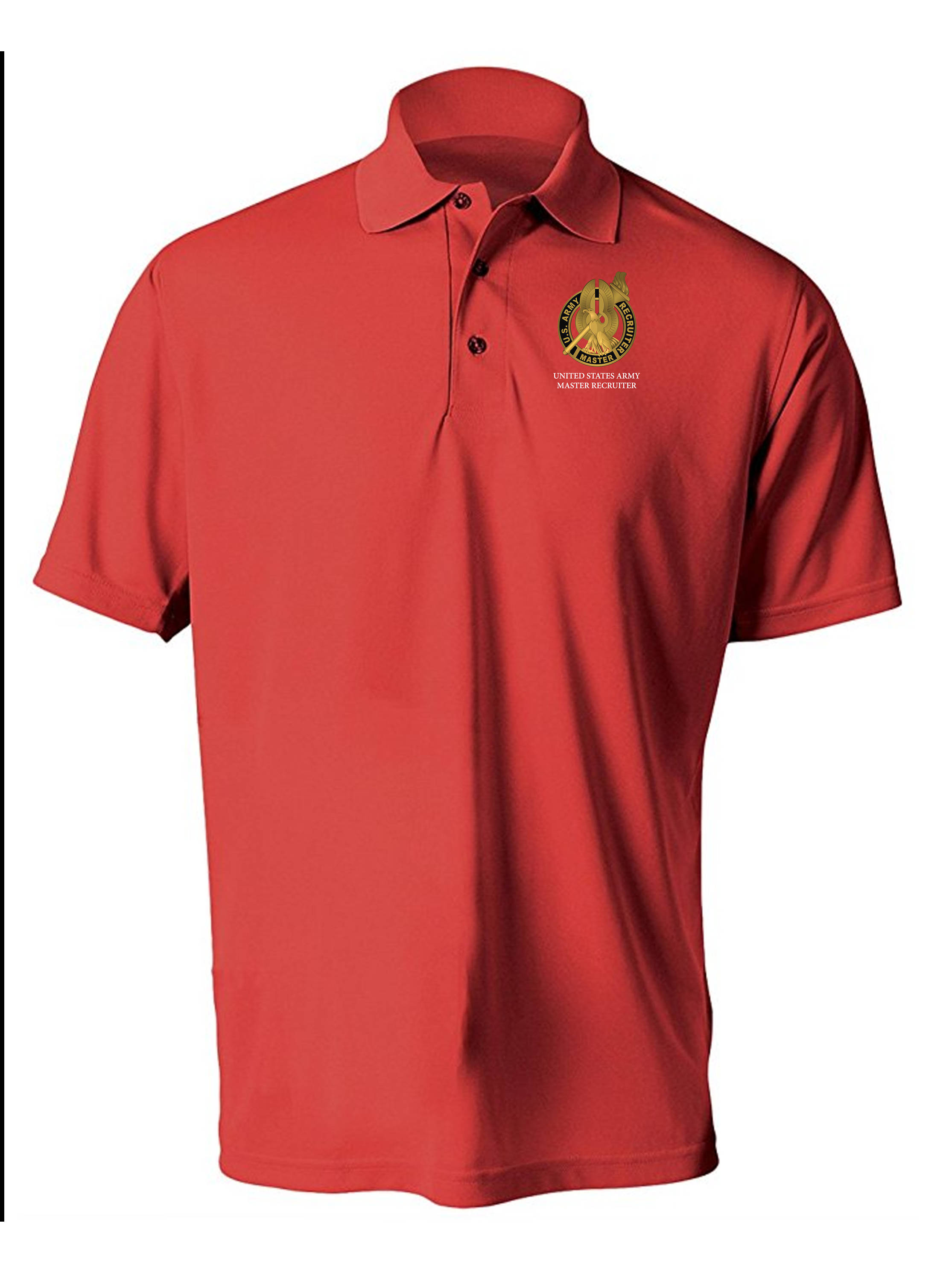 US Army Master Recruiter Embroidered Moisture Wick Polo Shirt -7758 - Etsy