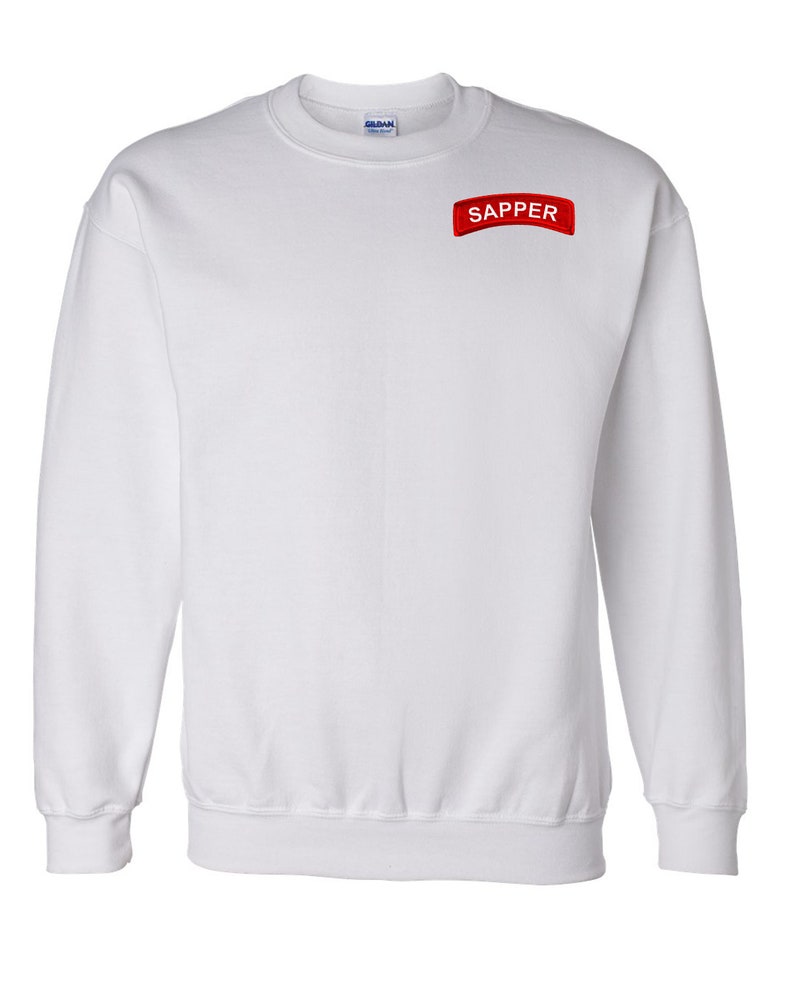 US Army Sapper Embroidered Cotton Sweatshirt-10626 | Etsy