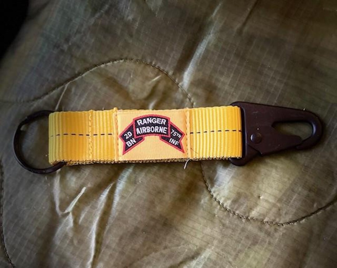 2-75th Ranger Battalion Original Scroll USA Made Static Line Key Chain ...