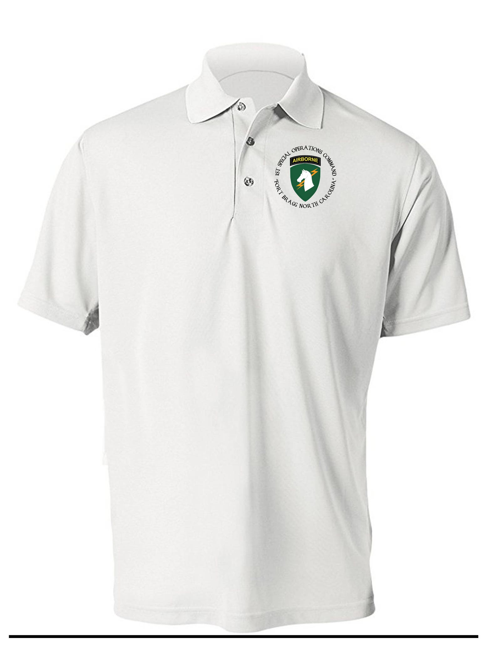1st Special Operations Command (SOCOM) Embroidered Moisture Wick Polo ...