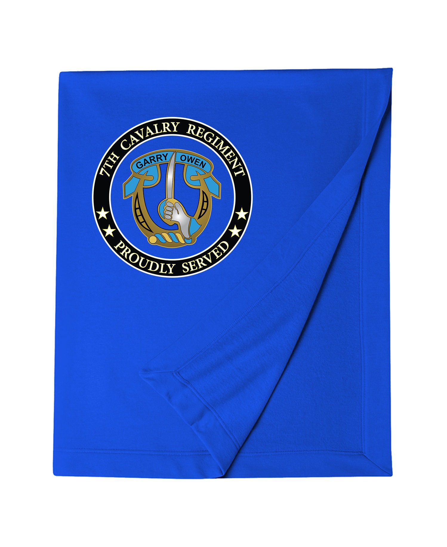 7th Cavalry Regiment Embroidered Blanket-15096 - Etsy