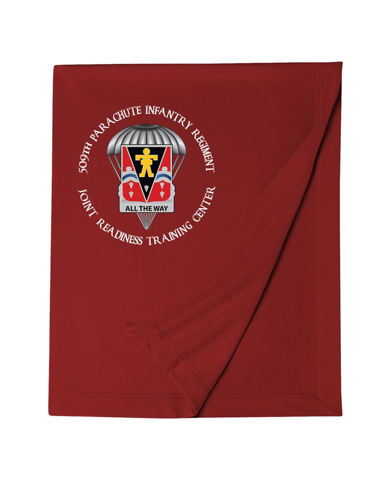 509th Parachute Infantry JRTC Embroidered Blanket-6915 - Etsy