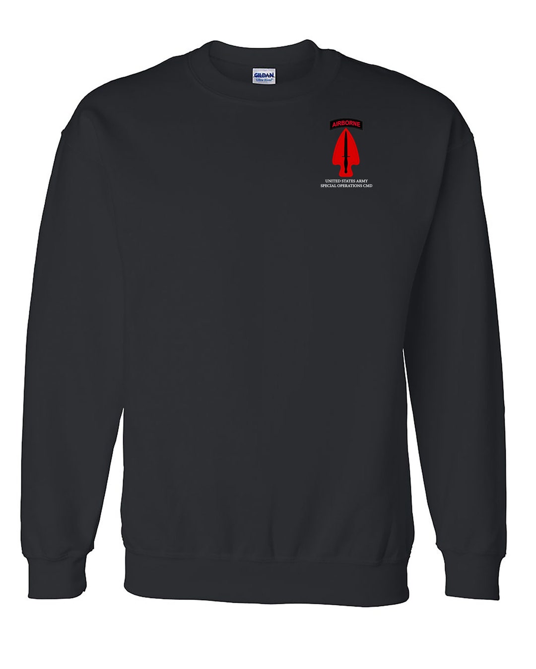 US Army Special Forces Command-usasoc-embroidered Cotton Sweatshirt ...