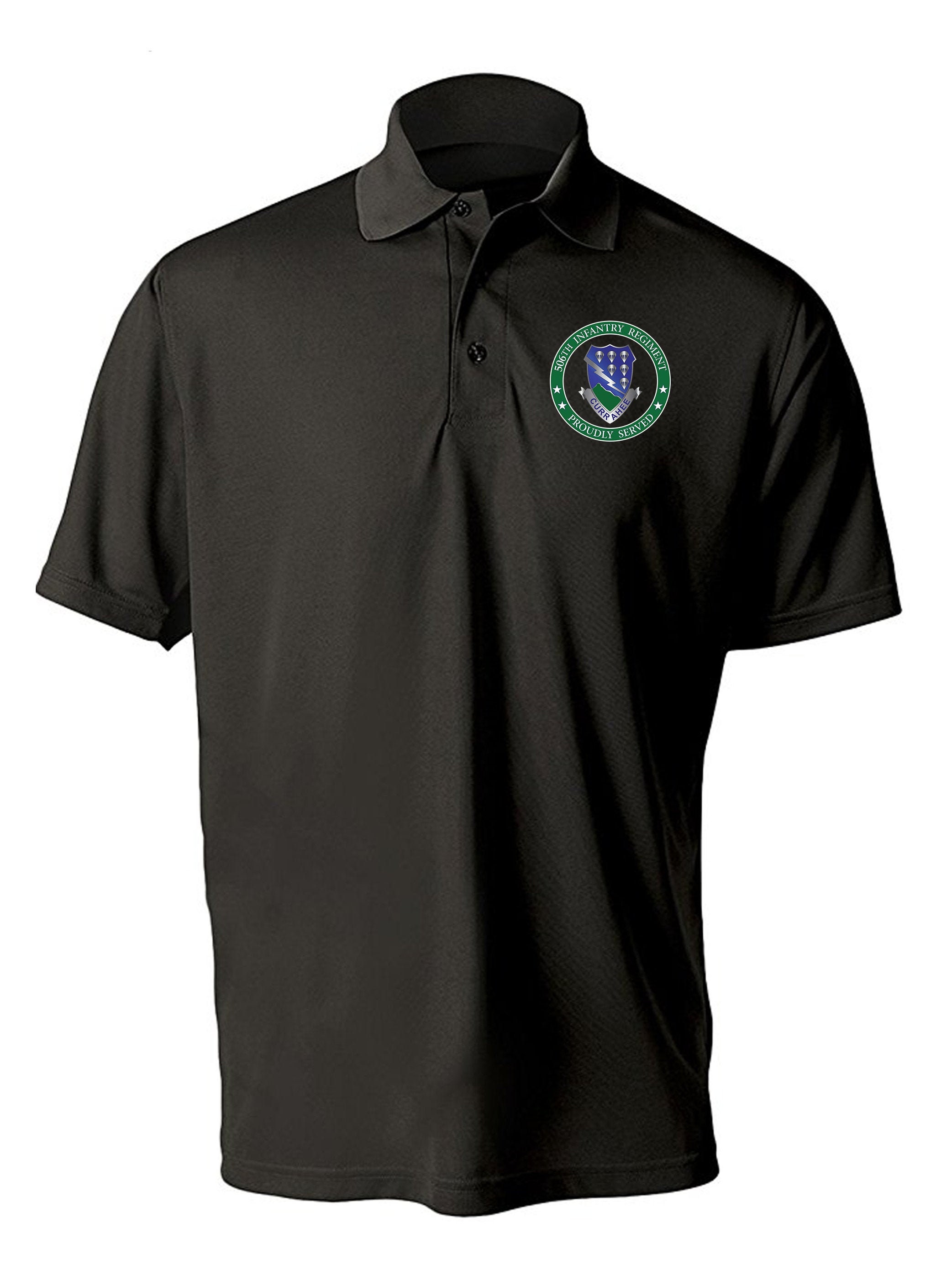 506th Parachute Infantry Regiment "currahee" Embroidered Moisture Wick ...