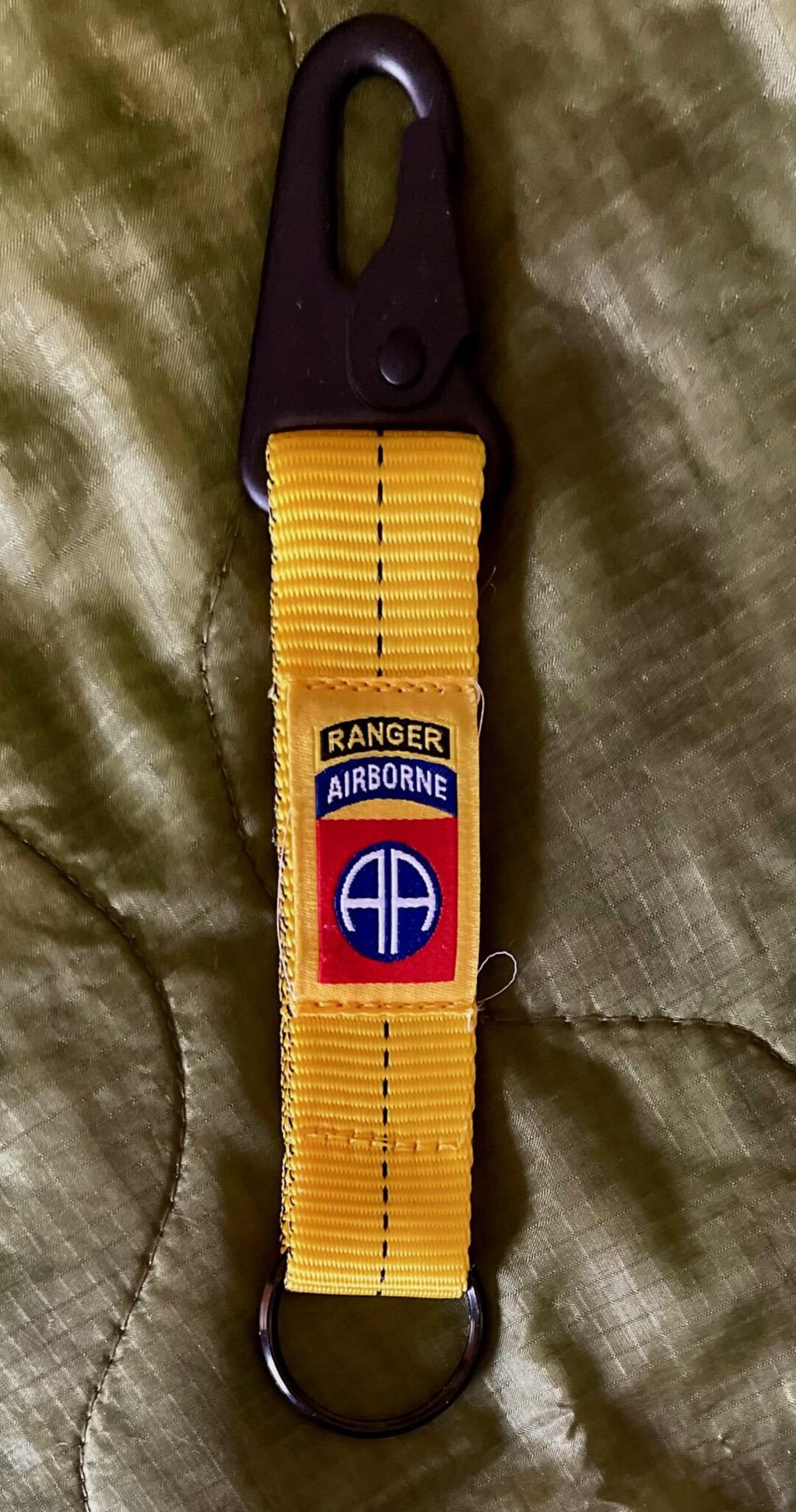 82nd Airborne Division (ranger) USA Made Static Line Key Chain-17025 - Etsy